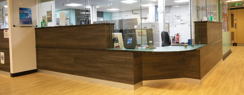 Reception & Sales Counters | Bridgewater Laminate Products