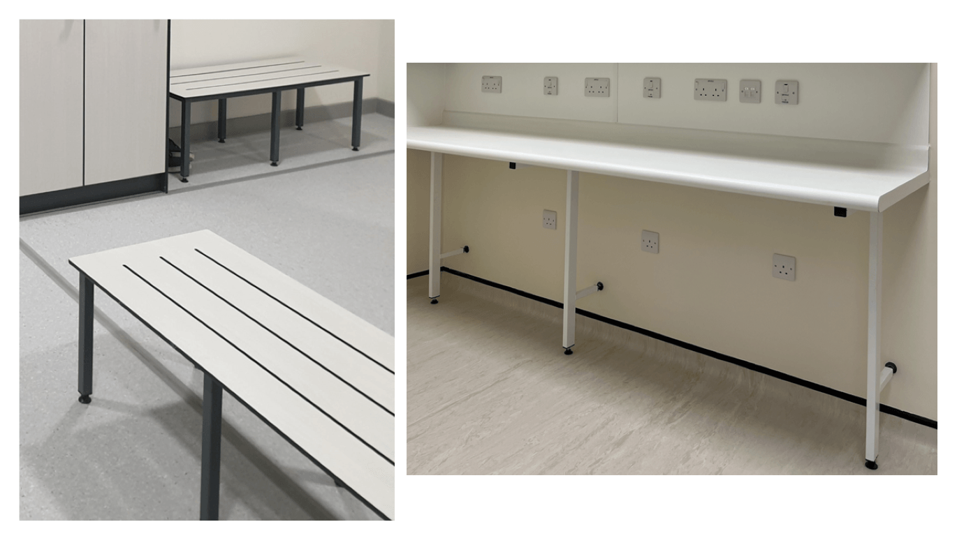Cantilever Legs: £60+VAT per leg - Bridgewater Laminate Products